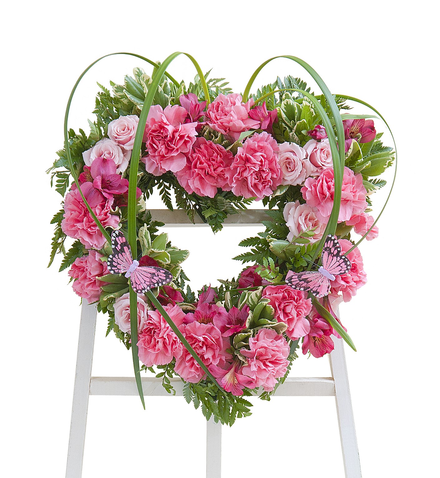 Peaceful Pink Heart :: Martin's Flowers